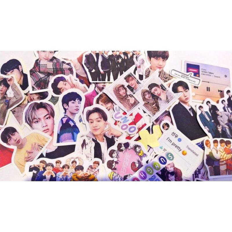 Jual STICKER ENHYPEN 40PCS(SUDAH DIGUNTING)! | Shopee Indonesia