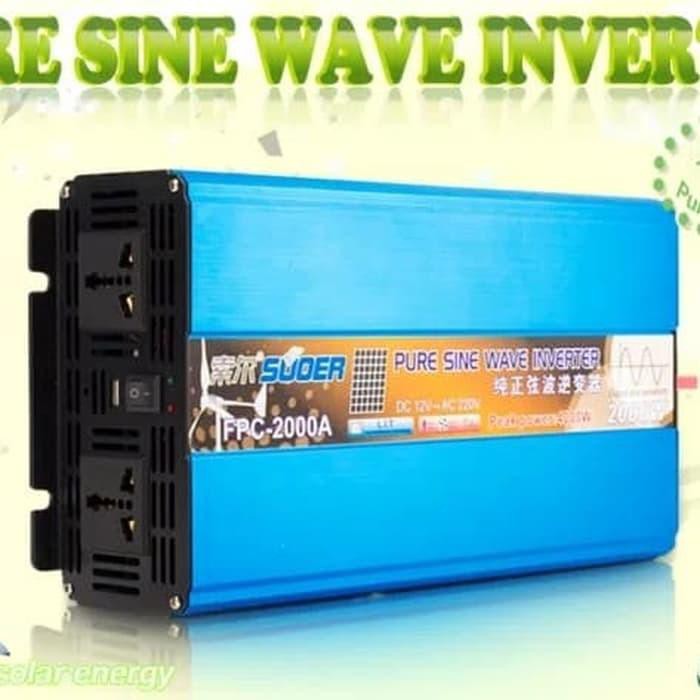 Jual SUOER PURE SINE WAVE INVERTER SINUS MURNI 2000WATT 12VOLT FPC 2000 | Shopee Indonesia