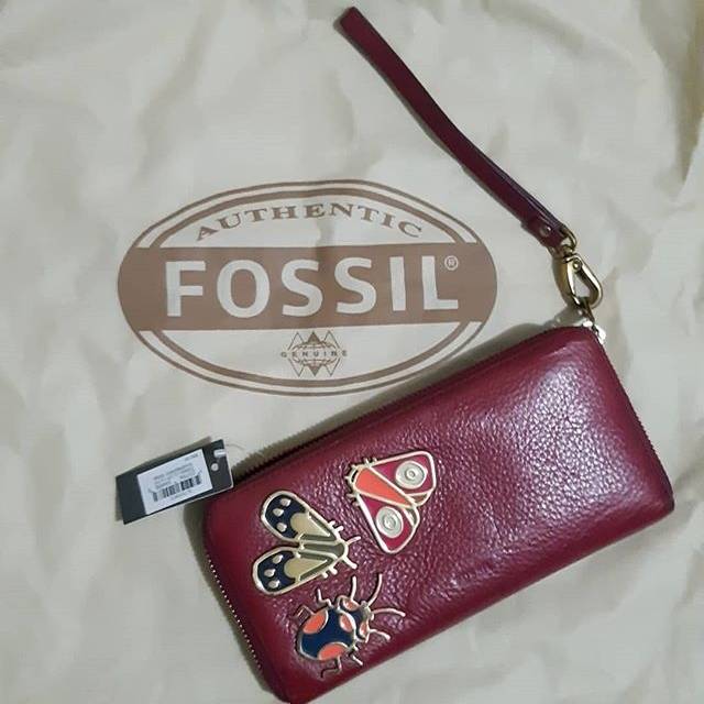 Jual fossil emma raspberry preloved | Shopee Indonesia