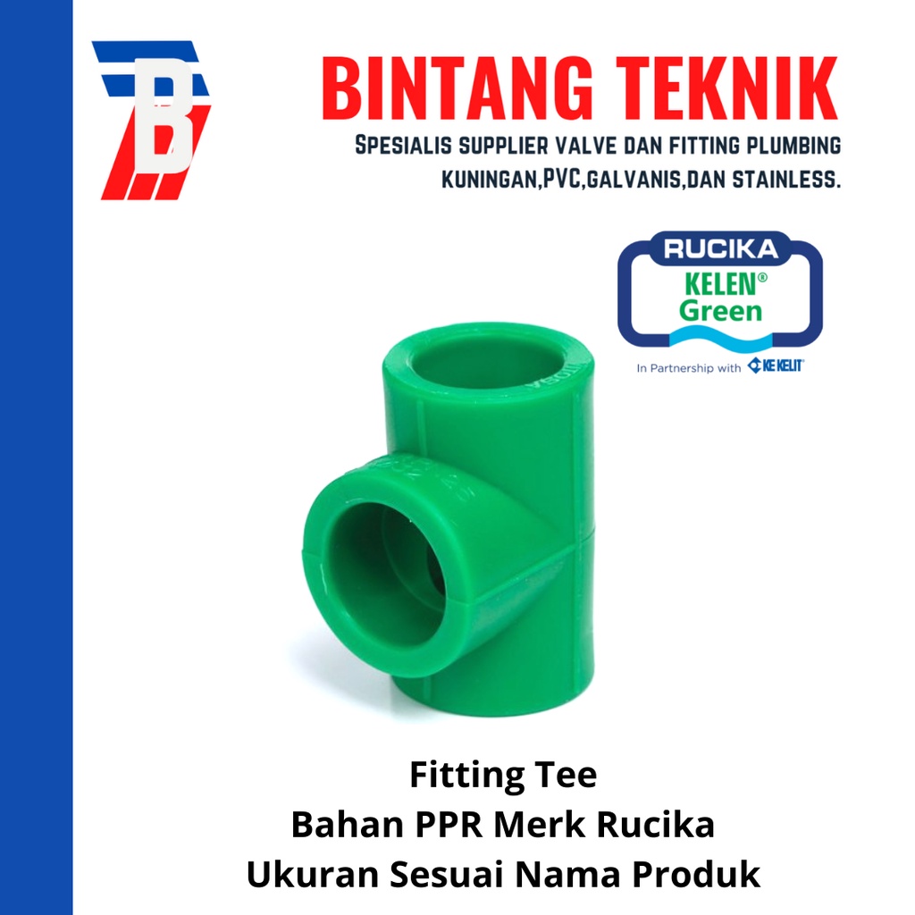 Jual Tee PPR 4" inch (110 mm) Rucika | Shopee Indonesia