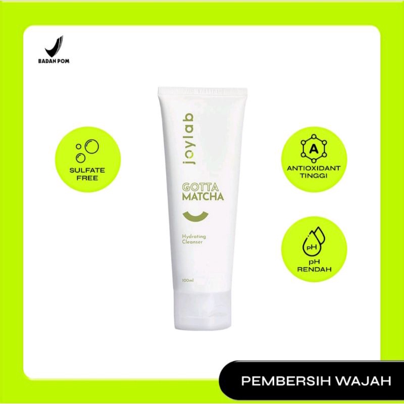 Jual [GRATIS EMAS] Joylab Gotta Matcha Hydrating Cleanser (100 ml ...