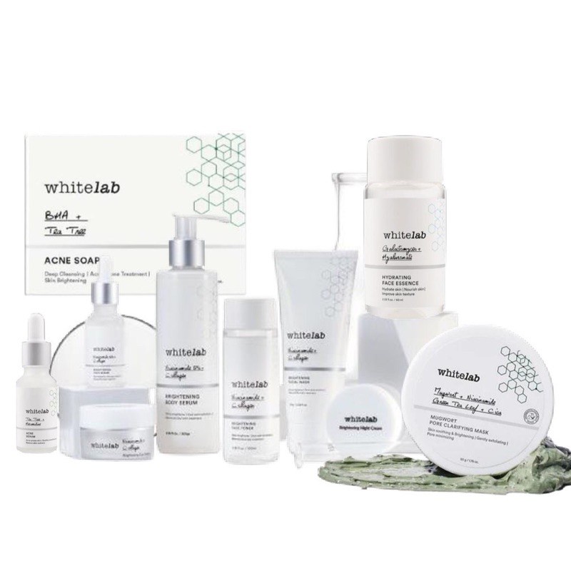 Jual WHITELAB Serum Brightening Acne Peeling Intensive Care, Toner ...