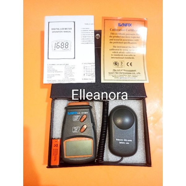 Jual Digital Lux Meter / Lux Meter Sanfix LX-1010BS LX 1010 Original ...