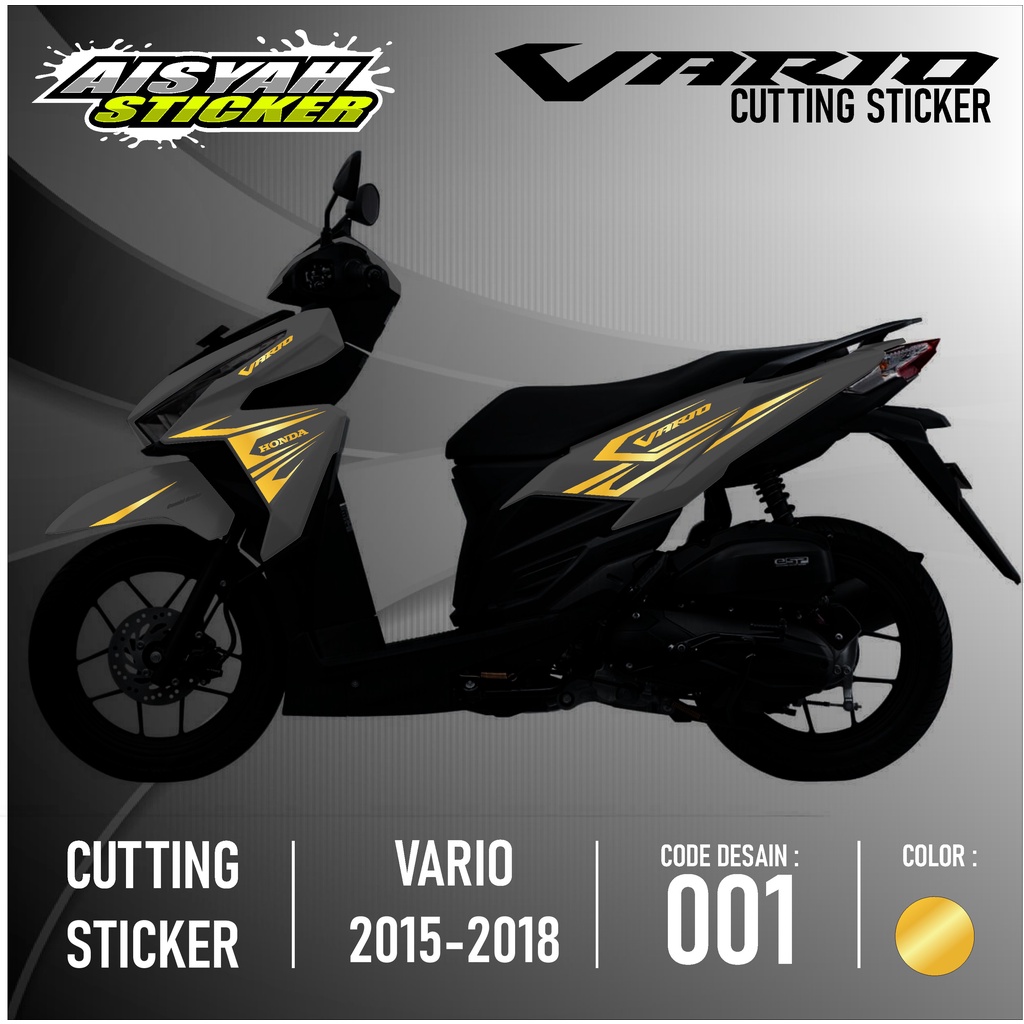 Jual Cutting Sticker Vario - Aksesoris Motor Stiker Honda Vario 125 150 Led Tahun 2015 - 2018 ...