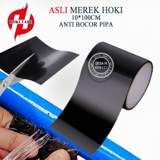 Jual ASLI MEREK HOKI 8CM*10CM Lakban Tape Kuat Perekat Tambal Anti ...