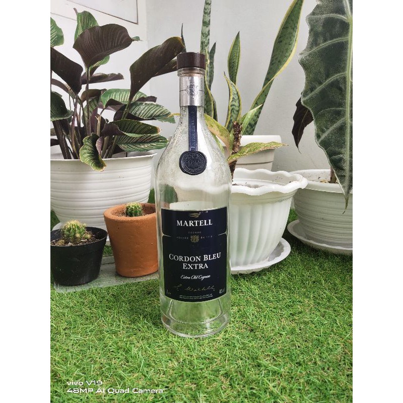 Jual botol kosong bekas Martel c blue xtra | Shopee Indonesia