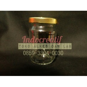 Jual botol kaca selai laboratorium media sampel tumbuhan 130 ml 175 ...