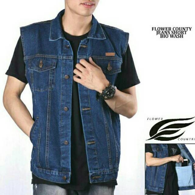 Jual Jaket rompi jeans levis | Shopee Indonesia
