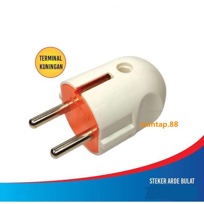 Jual STEKER ARDE / STEKER COLOKAN BULAT / 2P | Shopee Indonesia