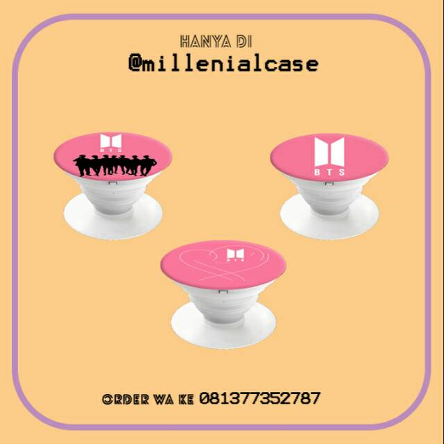 Jual BTS BT21 Popsocket Pop-up Grip Custom | Shopee Indonesia