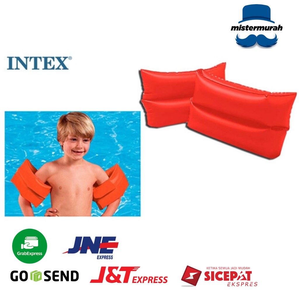 Jual Pelampung Renang Lengan Anak Large Arm Bands Ban Berenang / INTEX ...