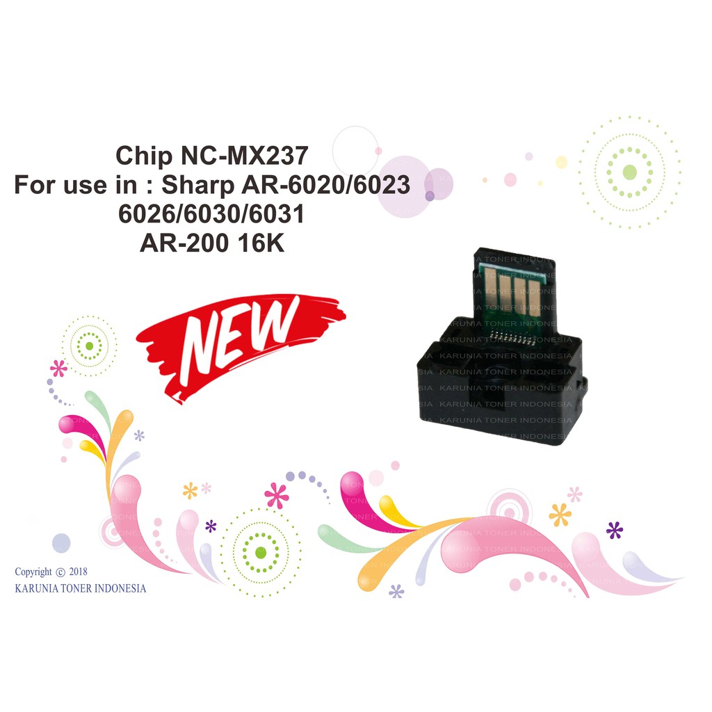 Jual Chip NC-MX237 For use in:Sharp AR-6020/6023/6026/6030/6031, AR-200 ...