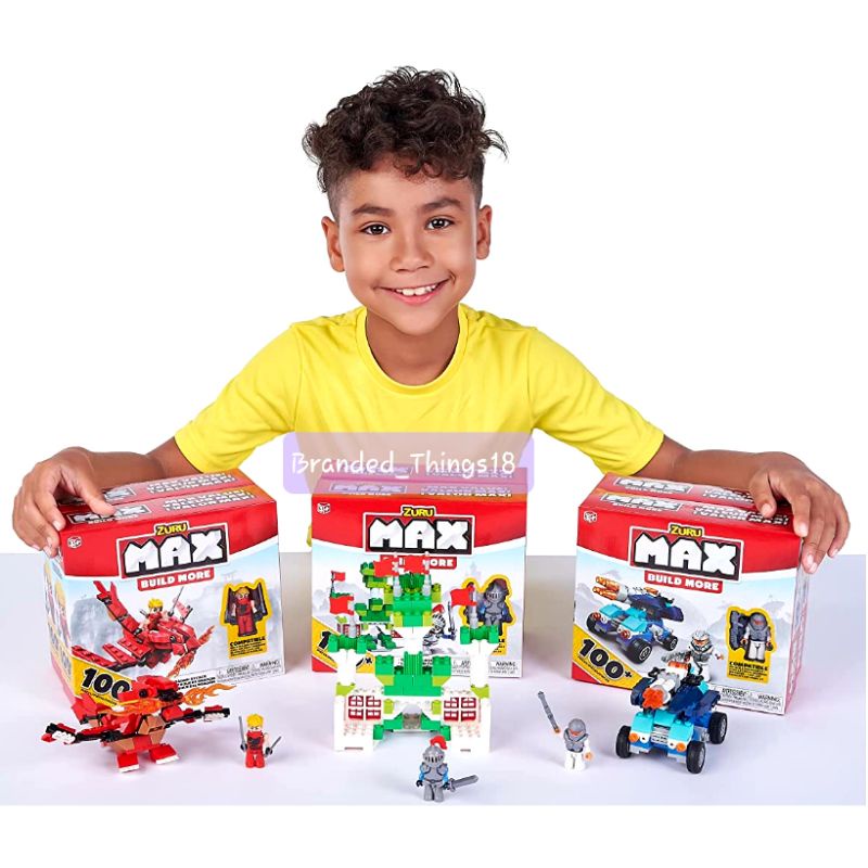 Jual Zuru Max 100 Dragon Attack Toys Blocks Toy Block Balok Rakit Lego ...