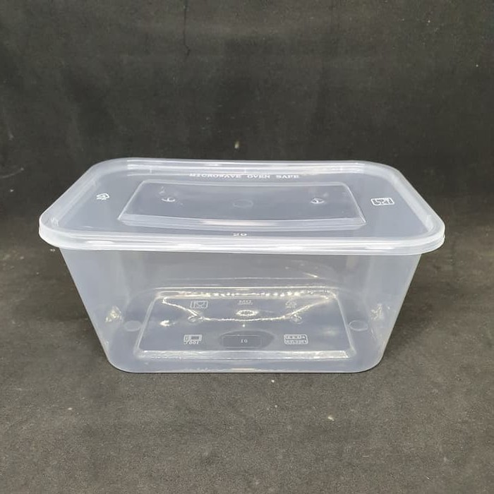 Jual Thinwall Persegi Panjang Container 1000 ml isi 25 pcs DM | Shopee ...
