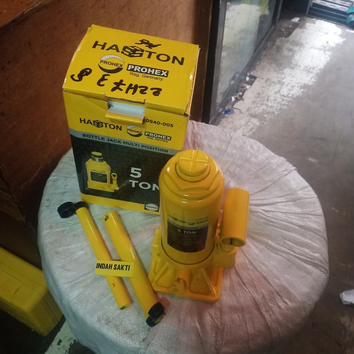 Jual Dongkrak Botol Hidrolik Hydraulic Bottle Jack 5 Ton Hasston ...
