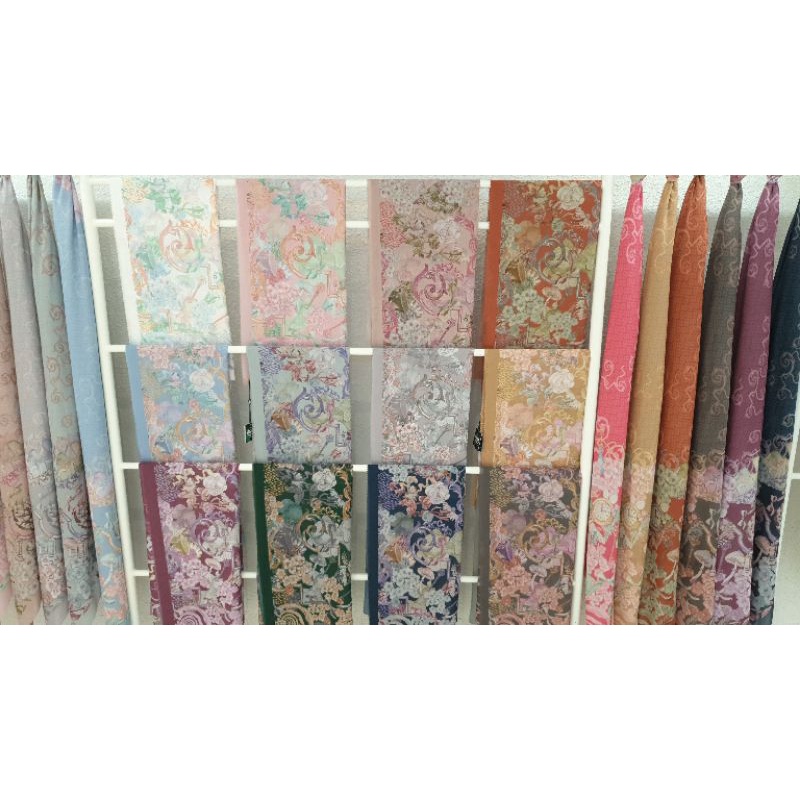 Jual disney alice in wonderland X buttonscarves AIRY BLUE, MOON ROCK ...