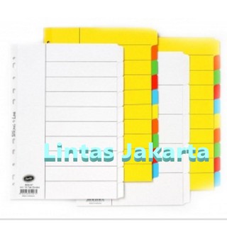 Jual Divider / Pembatas File Bahan Karton Merk Bantex 6050 Ukuran A4 ...