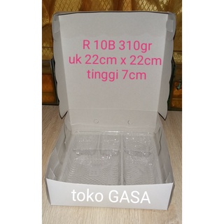 Jual KERDUS DOS DUS KOTAK Nasi Putih Polos UKURAN 22 tebal 310gr / R10B ...