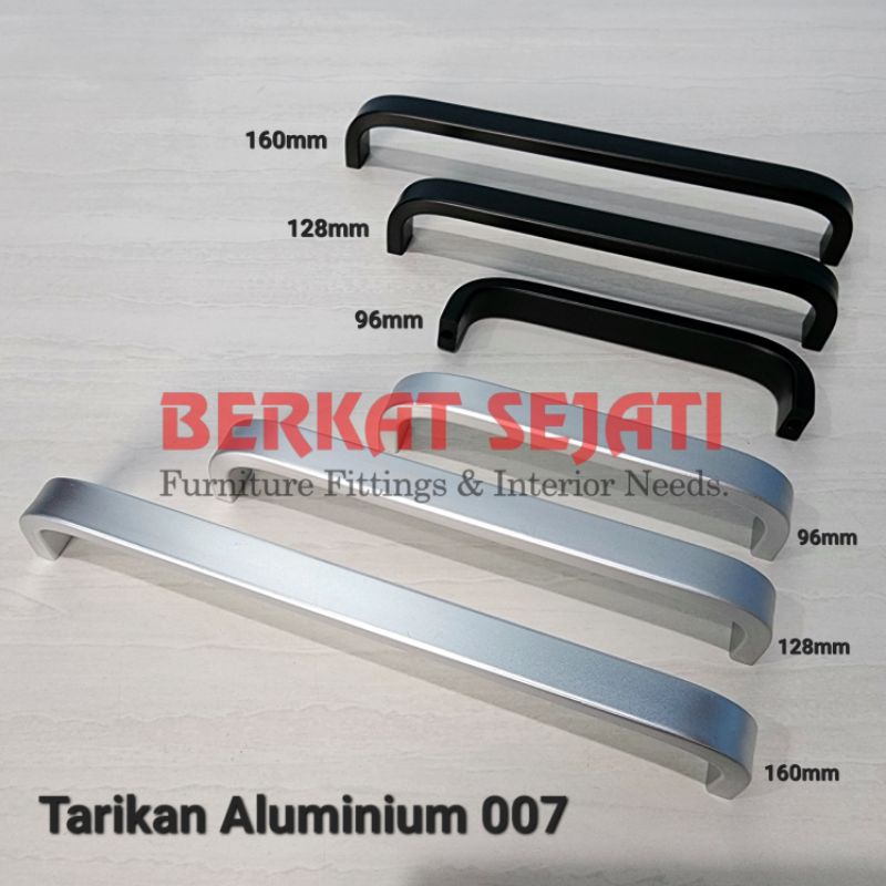 Jual Handle Tarikan Laci Pintu Lemari Kitchen Set Minimalis Alumunium ...