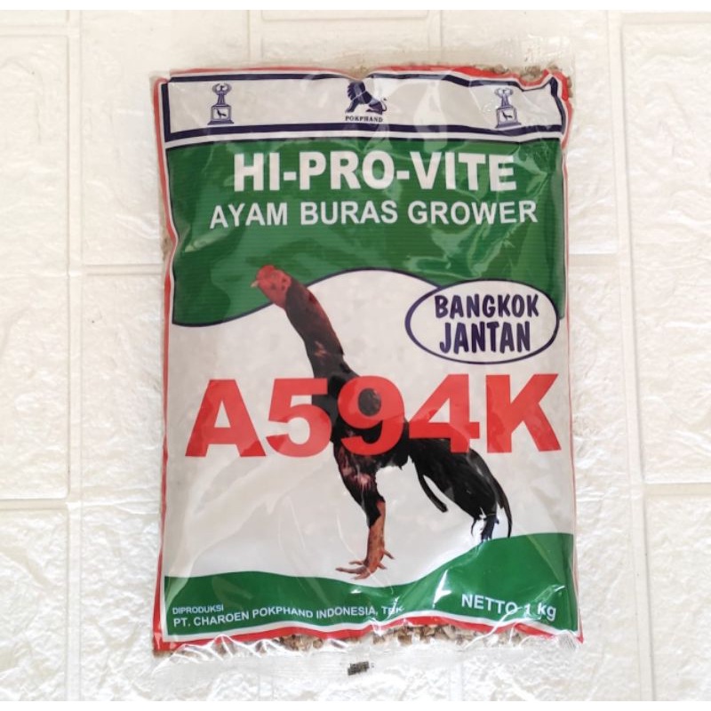 Jual PAKAN AYAM JUARA A594 K DARI PRODUK CHAROEN POKPHAND BERAT 1 KG | Shopee Indonesia