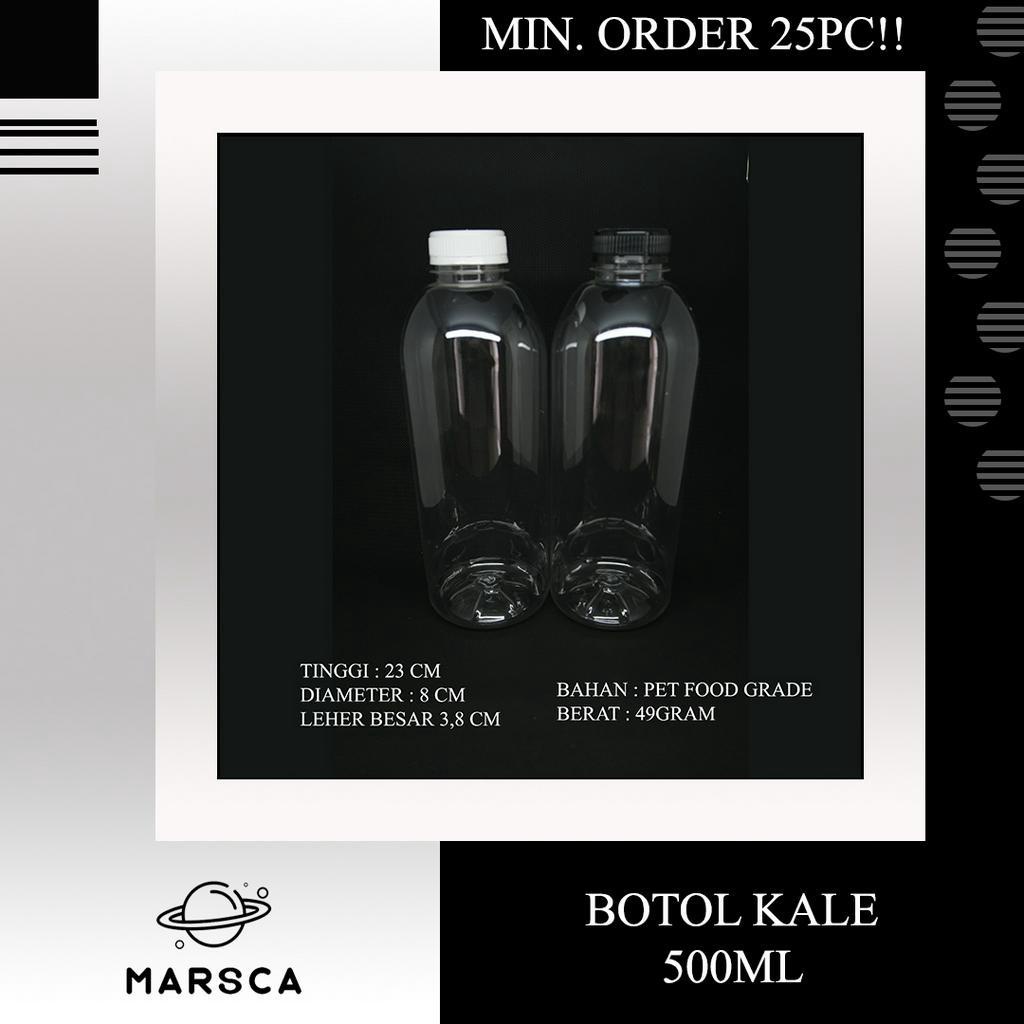 Jual Botol Kale 500 ml / Botol Plastik / Botol Minuman 500 ml | Shopee ...