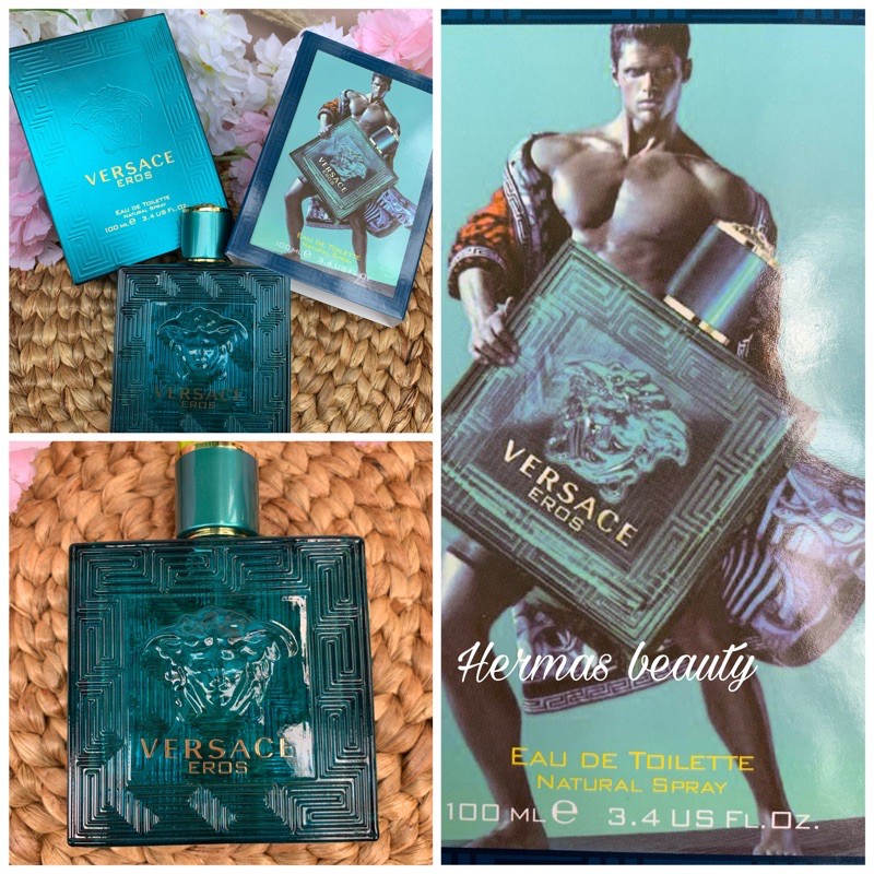 Jual versase Eros men biru Au de parfume 100ml original singapore ...