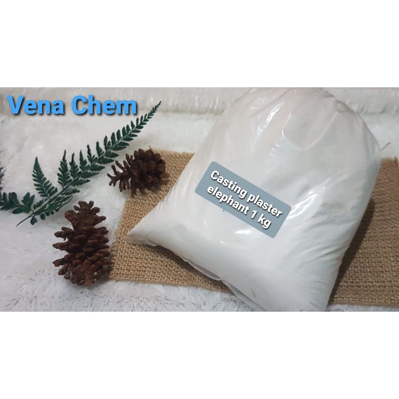 Jual Plaster Casting/Tepung Gypsum/Semen Gipsum/elephant 1 kg | Shopee ...