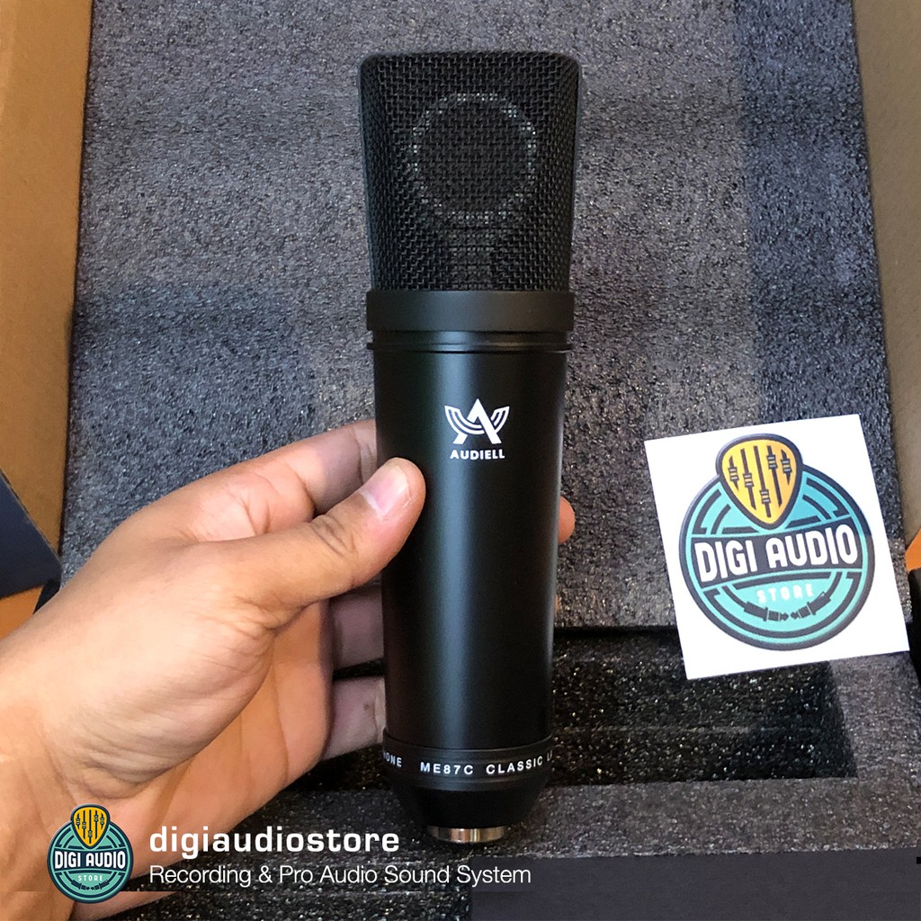 Jual Condenser Microphone AUDIELL ME 87C - ME87C + Shockmount Mic ...