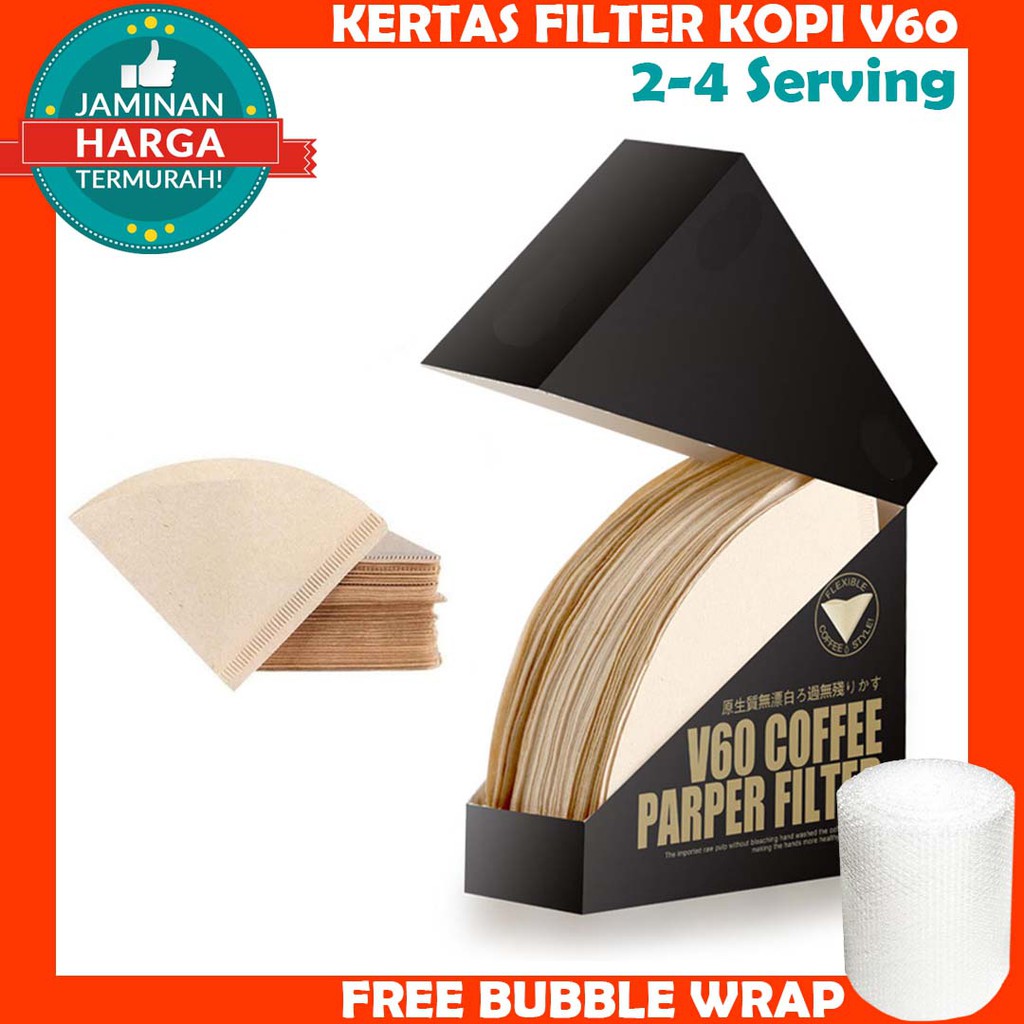 Jual Filter Kopi V60 Kertas Saringan Espresso Drip Coffee Tea Infuser 2 ...