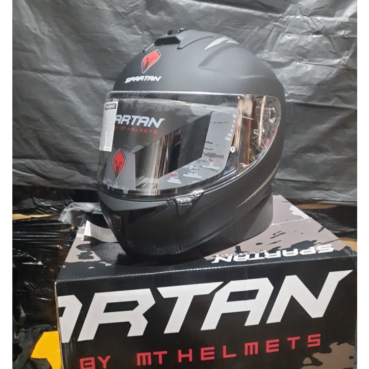 Jual HELM FULL FACE SPARTAN|HELMET MOTORCYCLE | Shopee Indonesia
