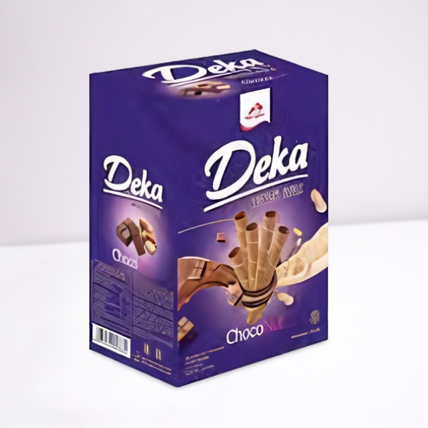 Jual Deka Wafer roll choconut dan Choco ( 24 x 8g ) waffer murah dan ...
