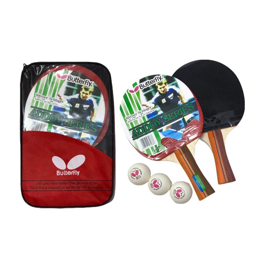 Jual BET BAD BED PINGPONG ADDOY SERIES BET TENIS MEJA ISI 2 + TAS DAN ...