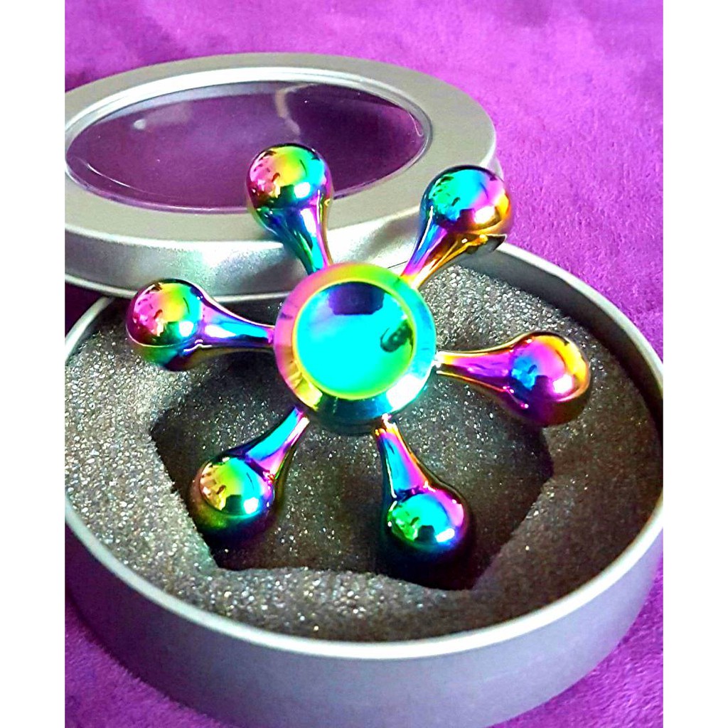 Jual fidget spinner rainbow spinner 5 sisi spinner unik spinner murah ...