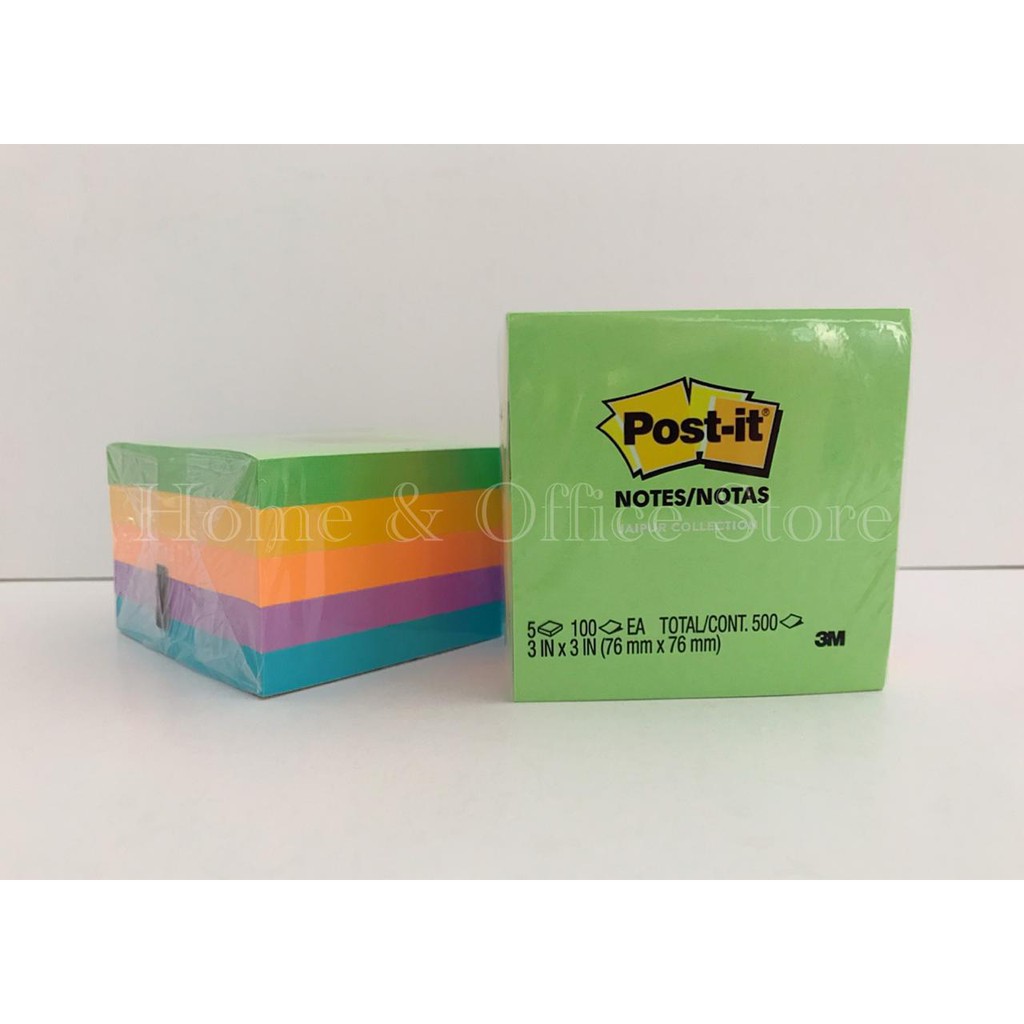 Jual 3M Post-It 654-5UC 3in x 3in ( Sticky Notes ) | Shopee Indonesia