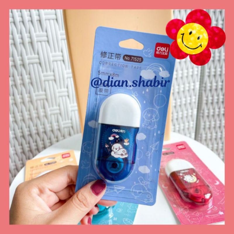 Jual Tipe-x deli tipex kertas lucu tip-x murah atk murah tip-x deli ...