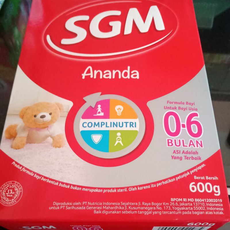 Jual SGM 0-6 bulan 600 gram | Shopee Indonesia