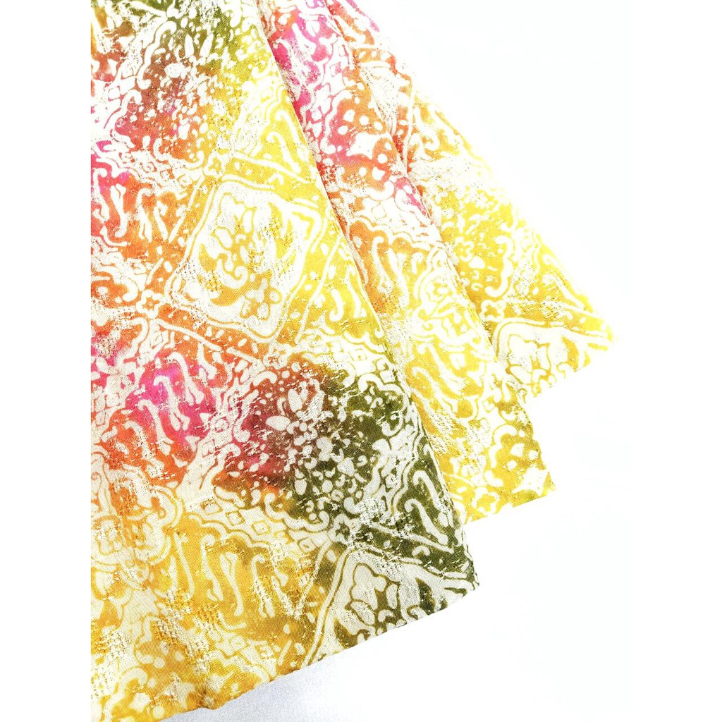 Jual Viscos alur putih motif 5 bahan kain batik bawahan kain viskos ...