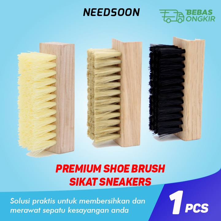 Jual SIKAT SEPATU PREMIUM BULU KUDA HORSEHAIR SHOE BRUSH CLEANER SOFT ...