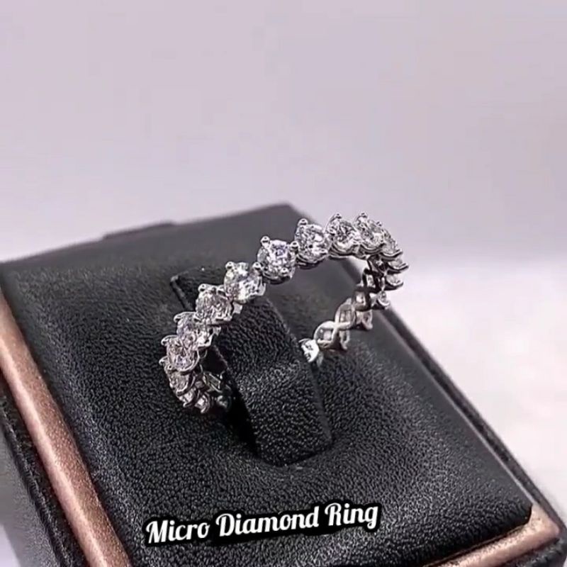 Jual Cincin Berlian Wanita Cincin Swarovski Wanita Cincin Perak Silver Cincin Emas Putih Cincin ...
