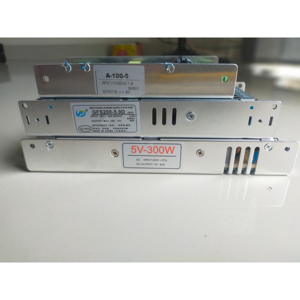 Jual POWER SUPPLY RUNNING TEXT SLIM ADAPTOR TRAVO 5V 20A 40A 60A 80A ...