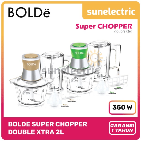 Jual Bolde Super Chopper Double Xtra 2 Liter / Super Food Chopper ...