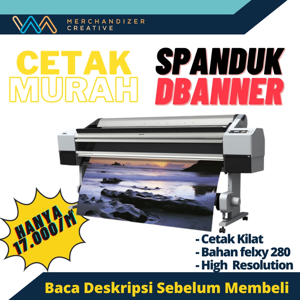 Jual Cetak Spanduk / Banner / Baliho / Backdrop Bahan Flexy 280gsm | Shopee Indonesia