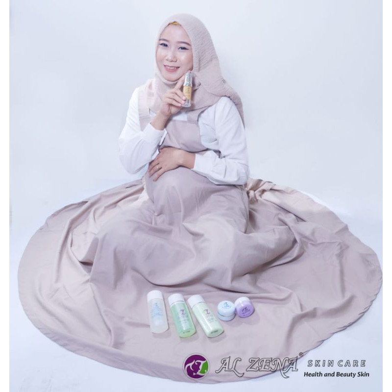 Jual PAKET BASIC / GLOWING ALZENA SKINCARE UNTUK IBU HAMIL BPOM HALAL ...
