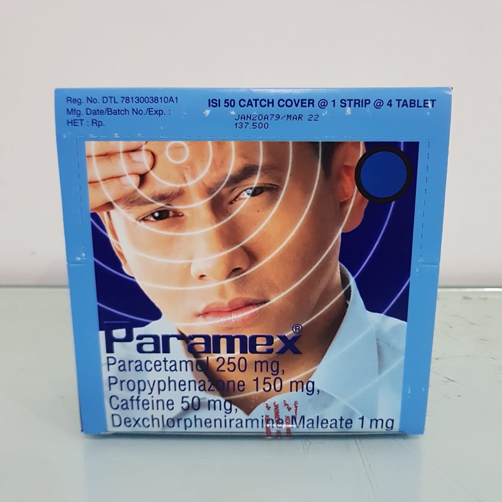 Jual Paramex (PER STRIP @ 4 TABLET) | Shopee Indonesia