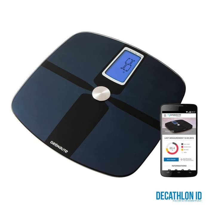 Jual GEONAUTE Scale 700 Timbangan Berat Badan dan Body Fat ORI ...