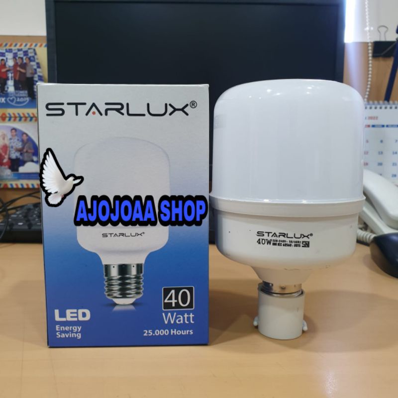 Jual Bohlam Lampu LED Capsule 40 Watt Starlux LED Bulb Cahaya Putih | Shopee Indonesia