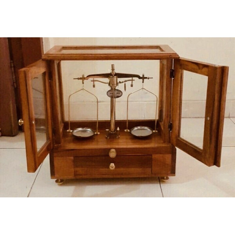 Jual Timbangan Neraca Obat Apotek Farmasi Miligram Free Packing Kayu ...