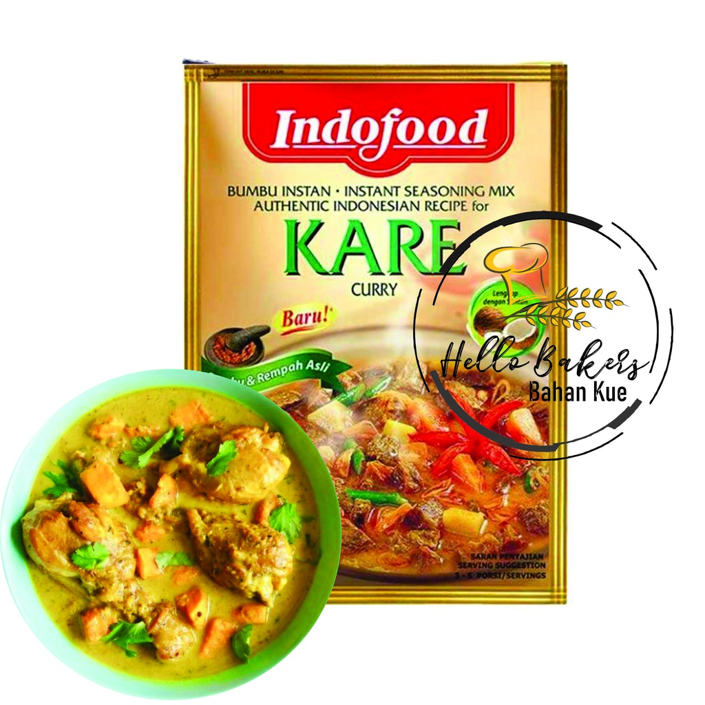 Jual BUMBU INSTAN KARE INDOFOOD 45 GR / BUMBU RENDANG / BUMBU INDOFOOD ...