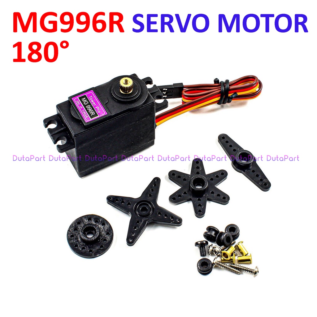 Jual MG996R Micro Servo Motor MG996 High Torque Arduino Gear Tower Pro ...