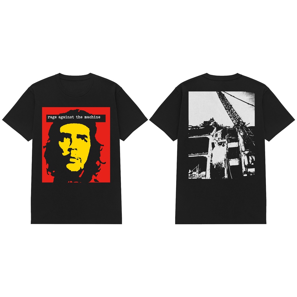 Jual Rocknroll T-shirt Band Rage Against The Machine Che Black | Shopee ...